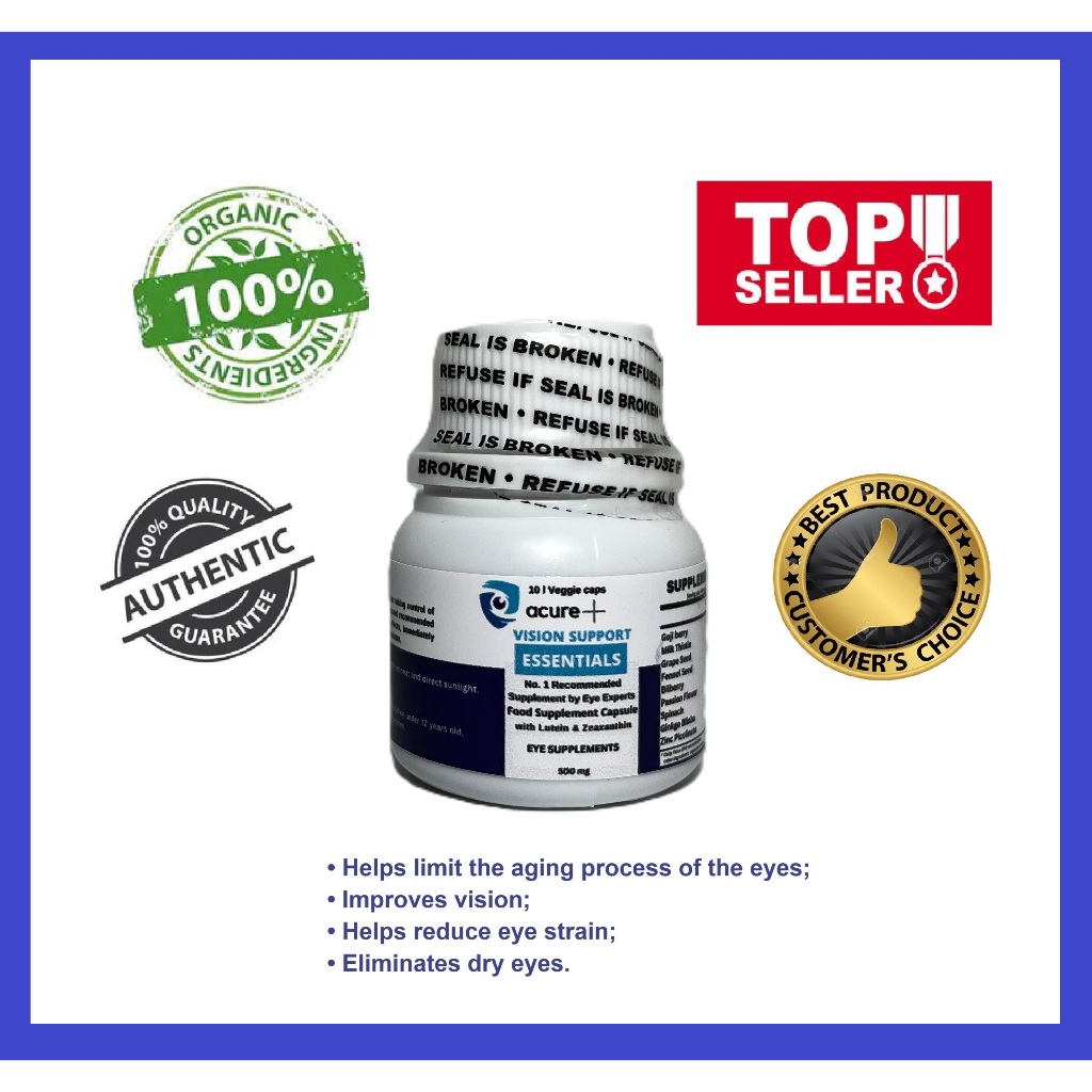 [COD] Original ACURE Plus 10's per bottle Relief Eye Fatigue, Enhances ...
