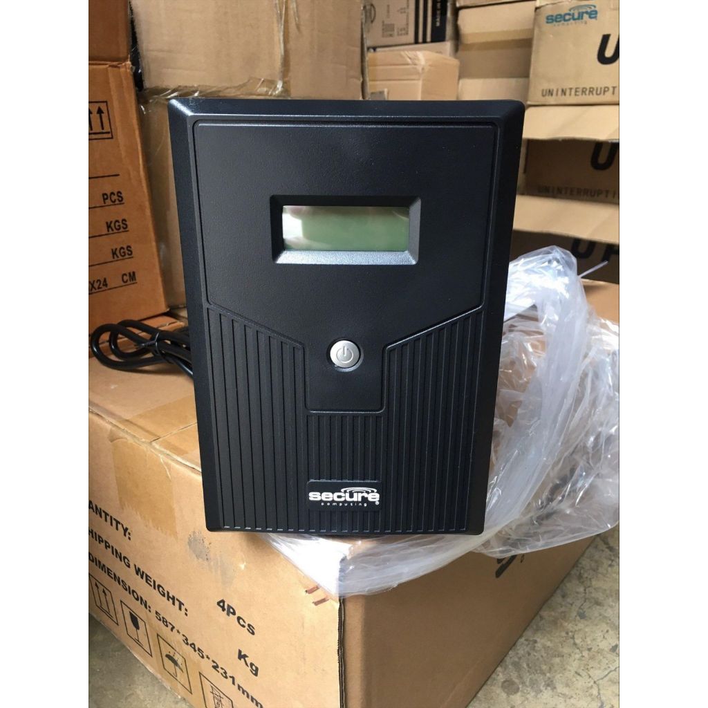 Secure UPS 8000va-5600w For Laptop Computer PC second hand | Shopee ...