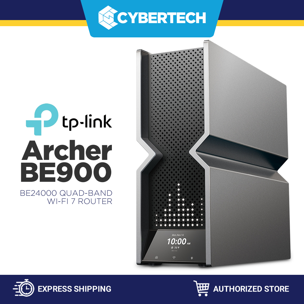 Cybertech TP-Link Archer BE900 BE24000 Quad-Band Wi-Fi 7 Router ...