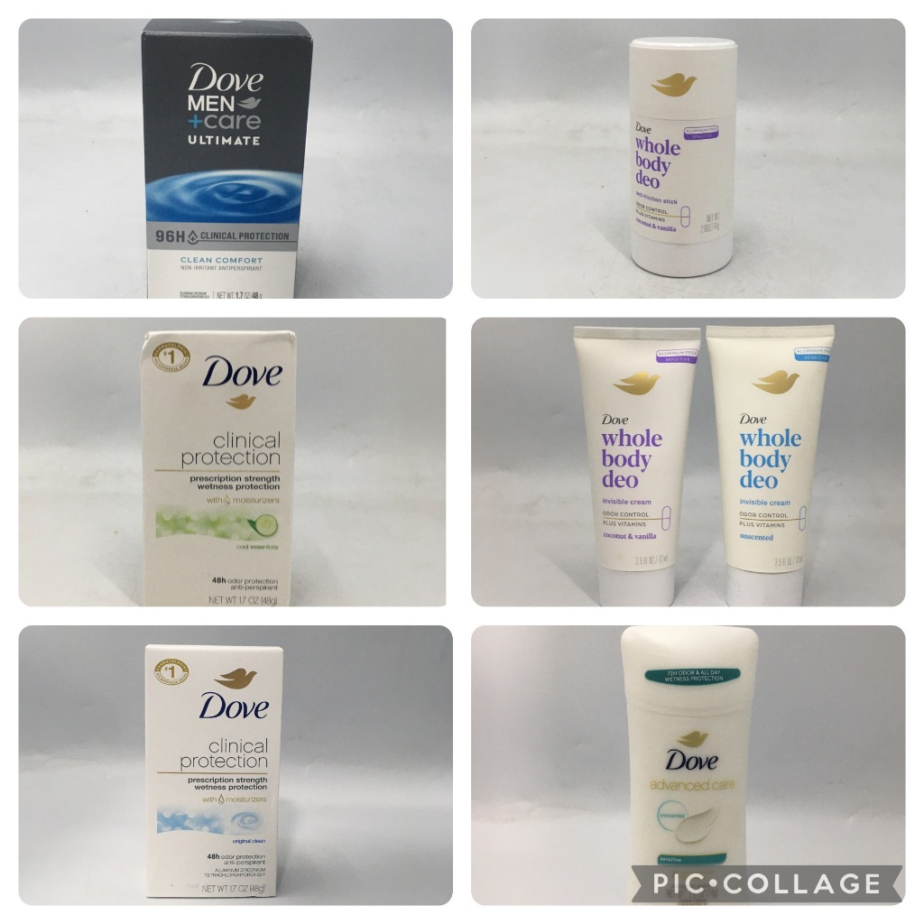 Dove Clinical Deodorant Solid 48g / Men+Care Deo 48g / Whole Body Deo ...