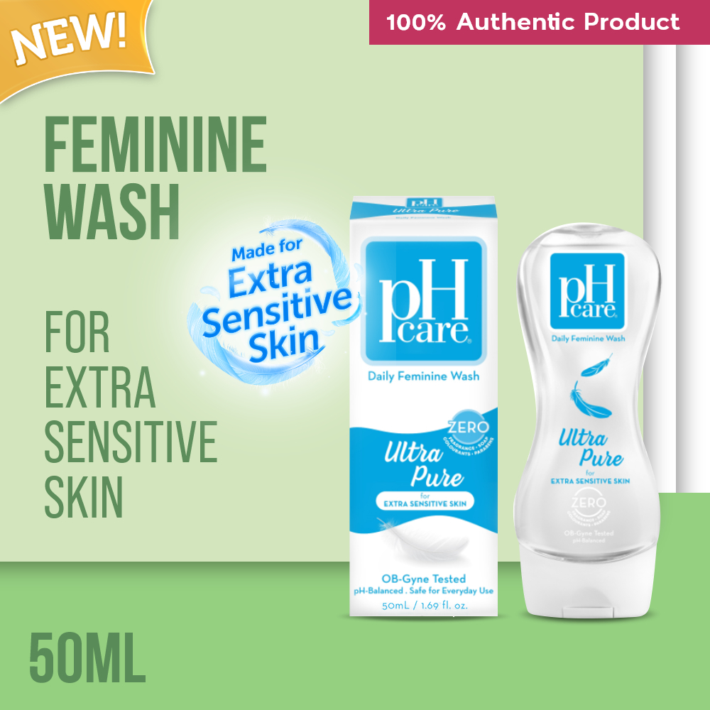 pH Care Daily Feminine Wash Ultra Pure 50ml | Shopee Philippines
