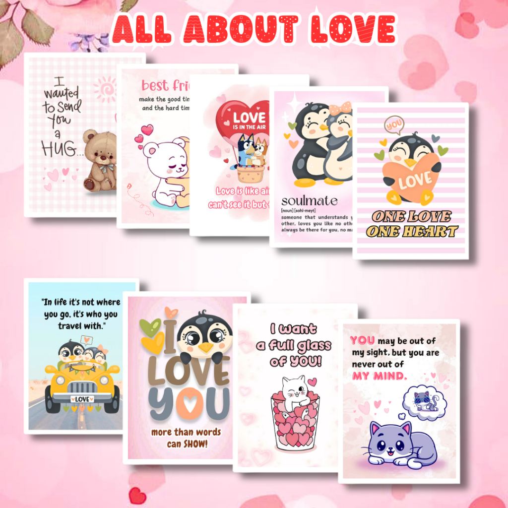 Customized/Personalized Wall Decor ALL ABOUT LOVE Theme (A4 Sintra ...