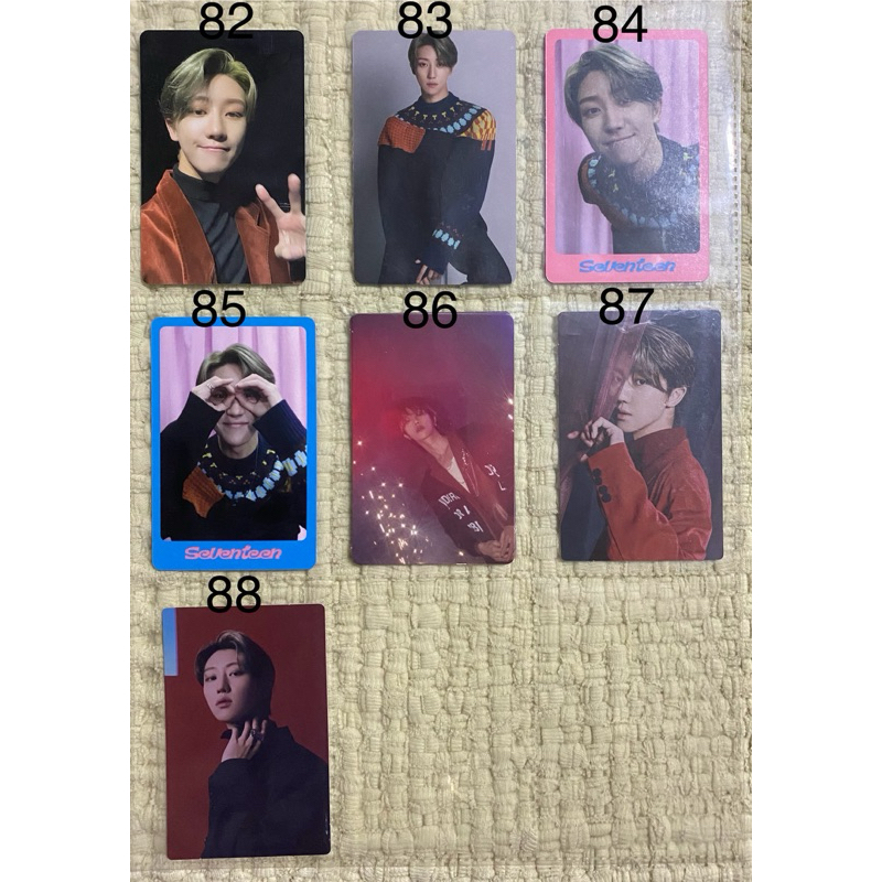 SEVENTEEN THE8 OFFICIAL PHOTOCARDS 2 | Shopee Philippines