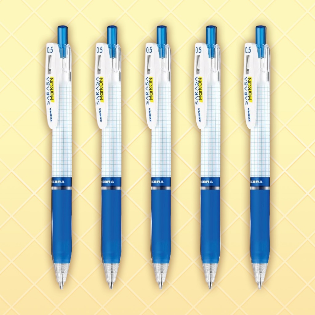 Zebra Sarasa Mark ON Gel Point Pen .05 | Ballpoint Pen | Blue | Shopee ...