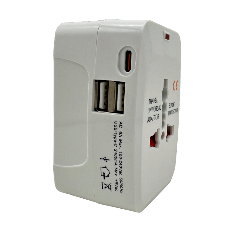Universal Travel Adaptor Adapter All In 1 With Type C and USB Port ...
