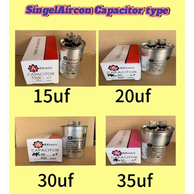 Aircon Capacitor Single Capacitor | Shopee Philippines