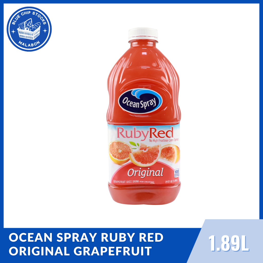 BLUECHIP Ocean Spray Ruby Red Original Grapefruit Juice Drink 1.89L | Shopee Philippines