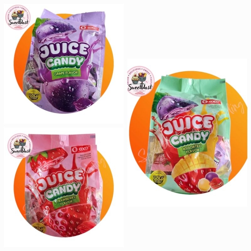 COCO Juice Candy per 320g | 40pcs per pack #JuiceCandy #FilledCandy ...