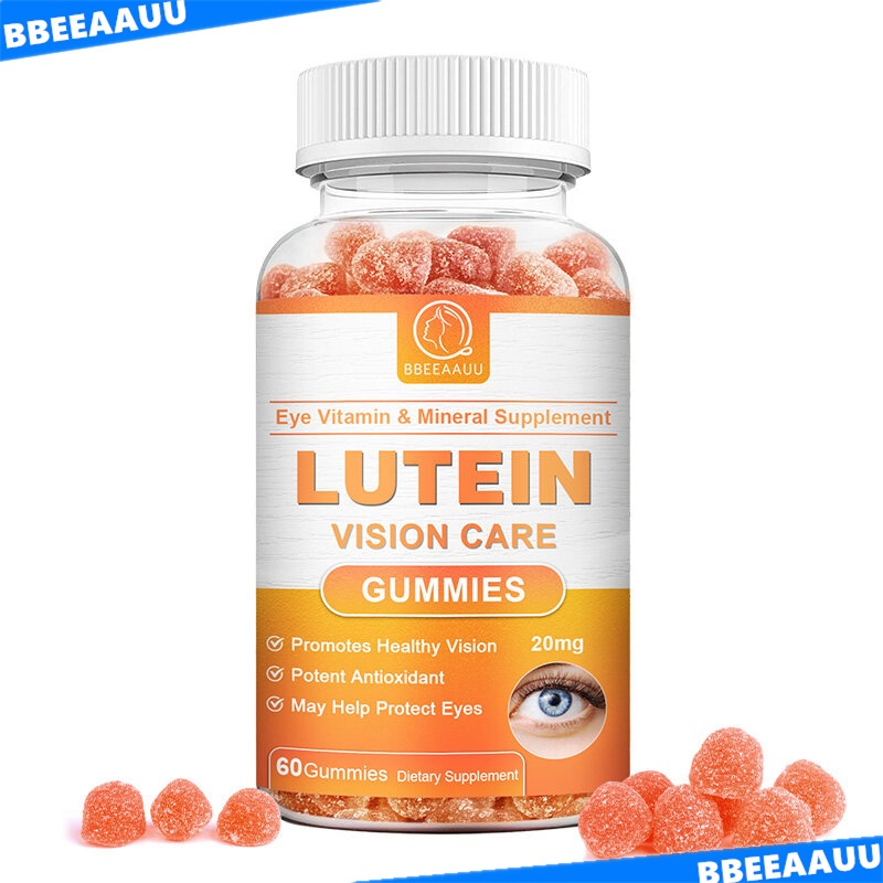 Lutein & Zeaxanthin Eye Health Supplement for Adults - Delicious Vegan ...