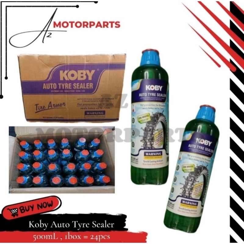 Koby Auto Tyre Sealer500mL (1box = 24pcs) | Shopee Philippines