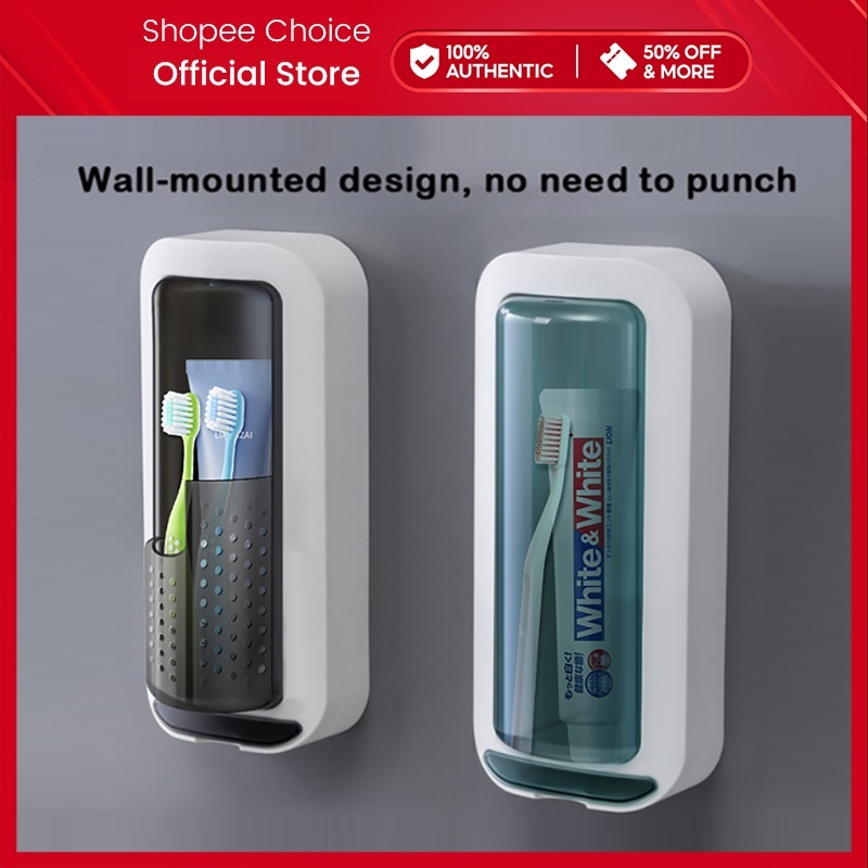 Rotating toothbrush and toothpaste storage rack Bathroom storage rack ...