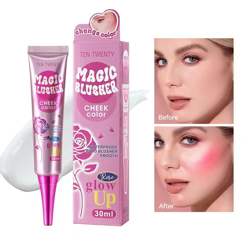 Magic Color Changing BlusherWaterproof Magic Blusher Cheek Color Long ...