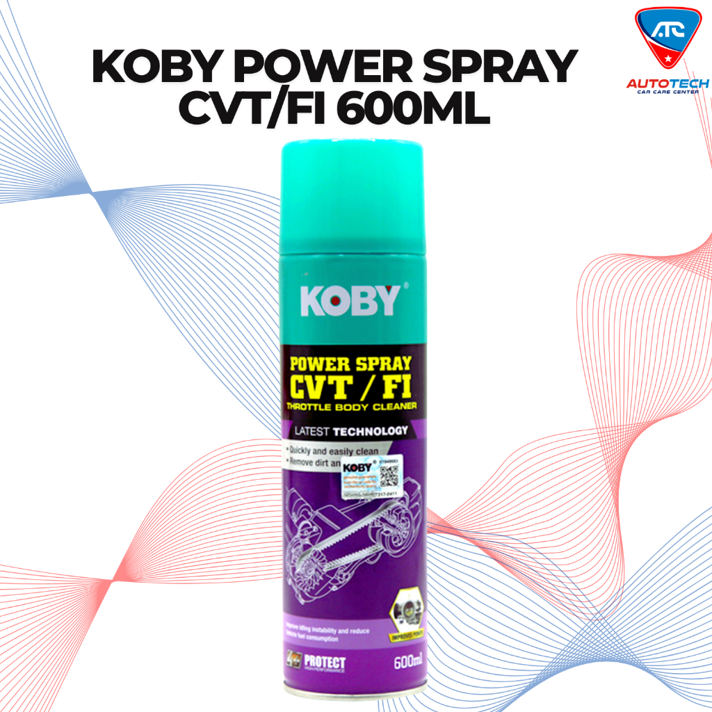 Koby Power Spray CVT/FI Throttle Body Cleaner 600mL | Shopee Philippines