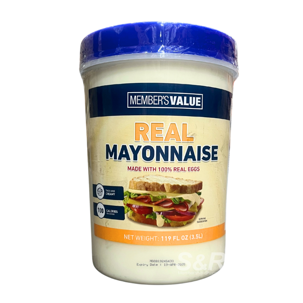 Member’s Value Real Mayonnaise 3.5L | Shopee Philippines