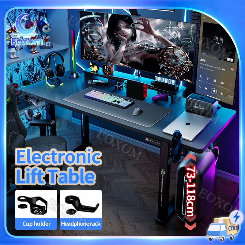 Electric Elevating Table Standing Computer Desk Elevating Height ...