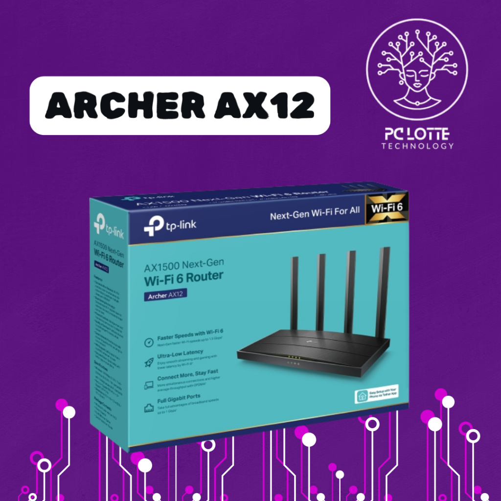 TP-Link AX1500 Next-Gen WiFi 6 Router (Archer AX12) | Shopee Philippines