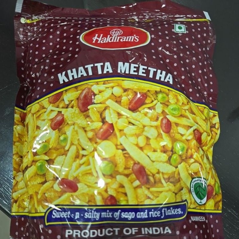 haldirams Khatta meetha 200g Indian snacks crunchy | Shopee Philippines