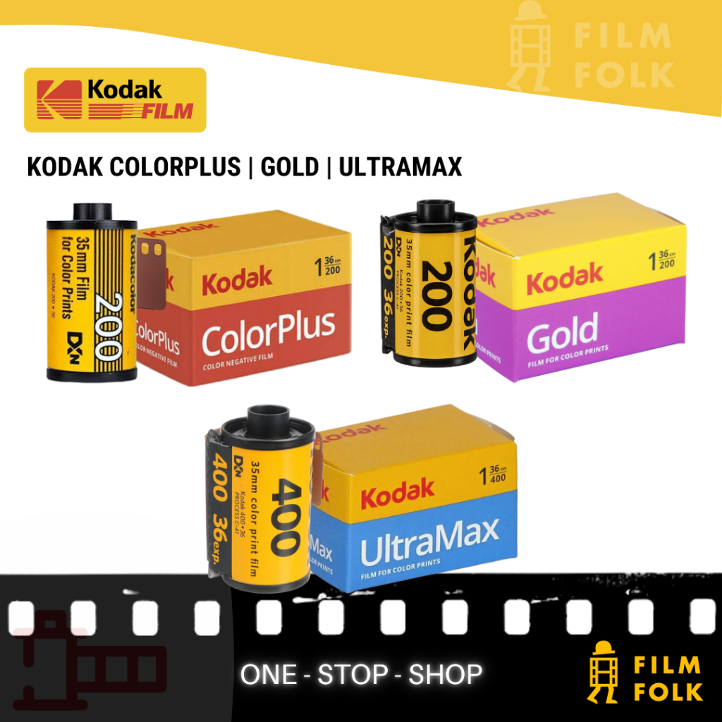 FILMFOLK KODAK COLORPLUS GOLD ULTRAMAX COLOR FILM PHOTOGRAPHY 135/35MM ...