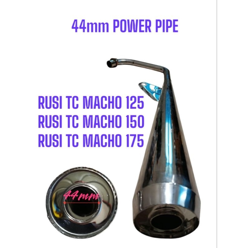 POWER PIPE FOR RUSI TC MACHO 125 | 150 | 175 | Shopee Philippines
