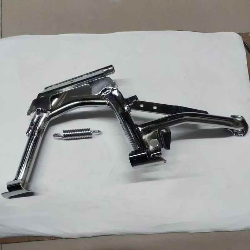 CENTER STAND WITH SPRING HONDA CLICK V2/V3/V4 HEAVY DUTY CHROME LEGIT ...