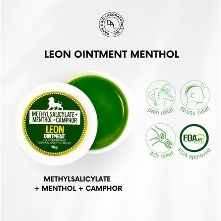Dann's Aid Leon Ointment Menthol Pain Itch Relief Wellness Rub 10ml ...
