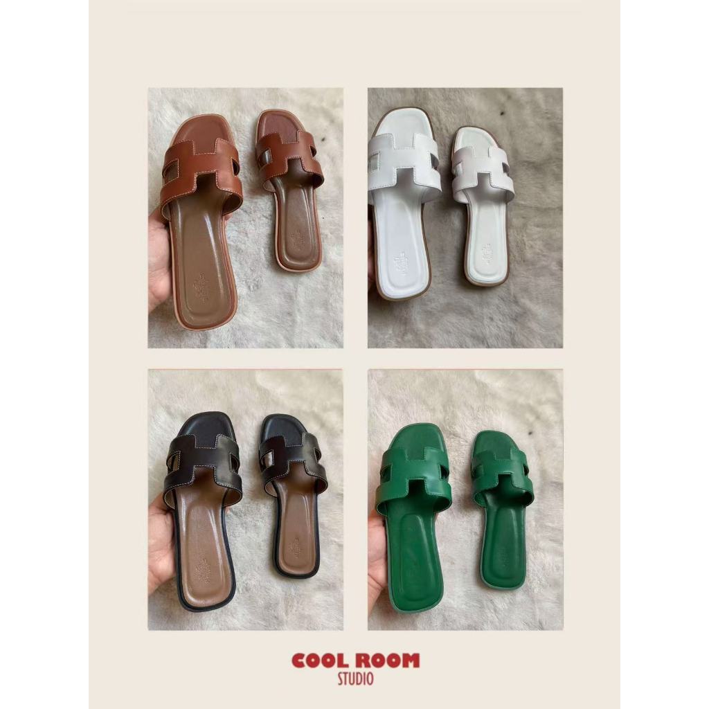 RESY SLIPPERS FOR WOMEN TOP GRADE SANDALS WITH BOX /PAPER BAG H38 | Shopee Philippines
