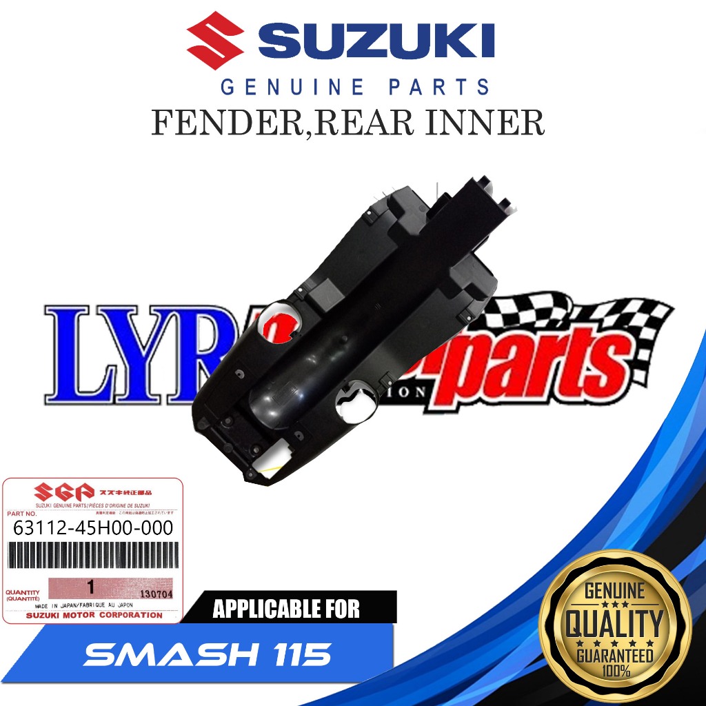 SUZUKI GENUINE FENDER INNER REAR FOR SMASH 115 ( 63112-45H10-000 ...