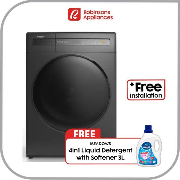 Whirlpool 11/7kg Front Load Combo Washer & Dryer (WWEB11703BG) + FREE ...