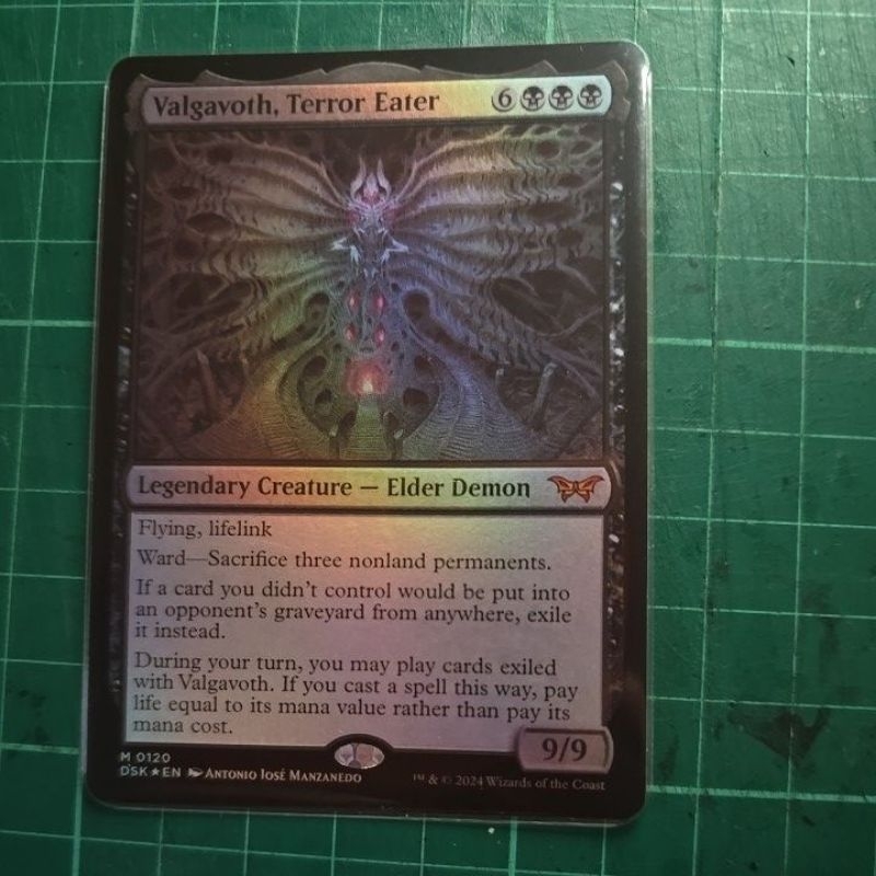 valgavoth, terror eater - foil - DSK | Shopee Philippines