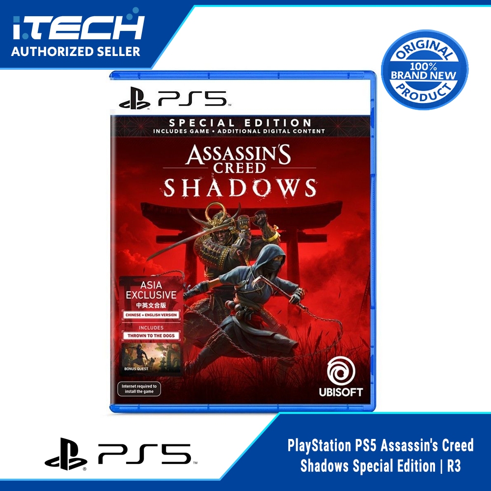 PlayStation PS5 Assassin's Creed Shadows Special Edition | R3 | Shopee ...