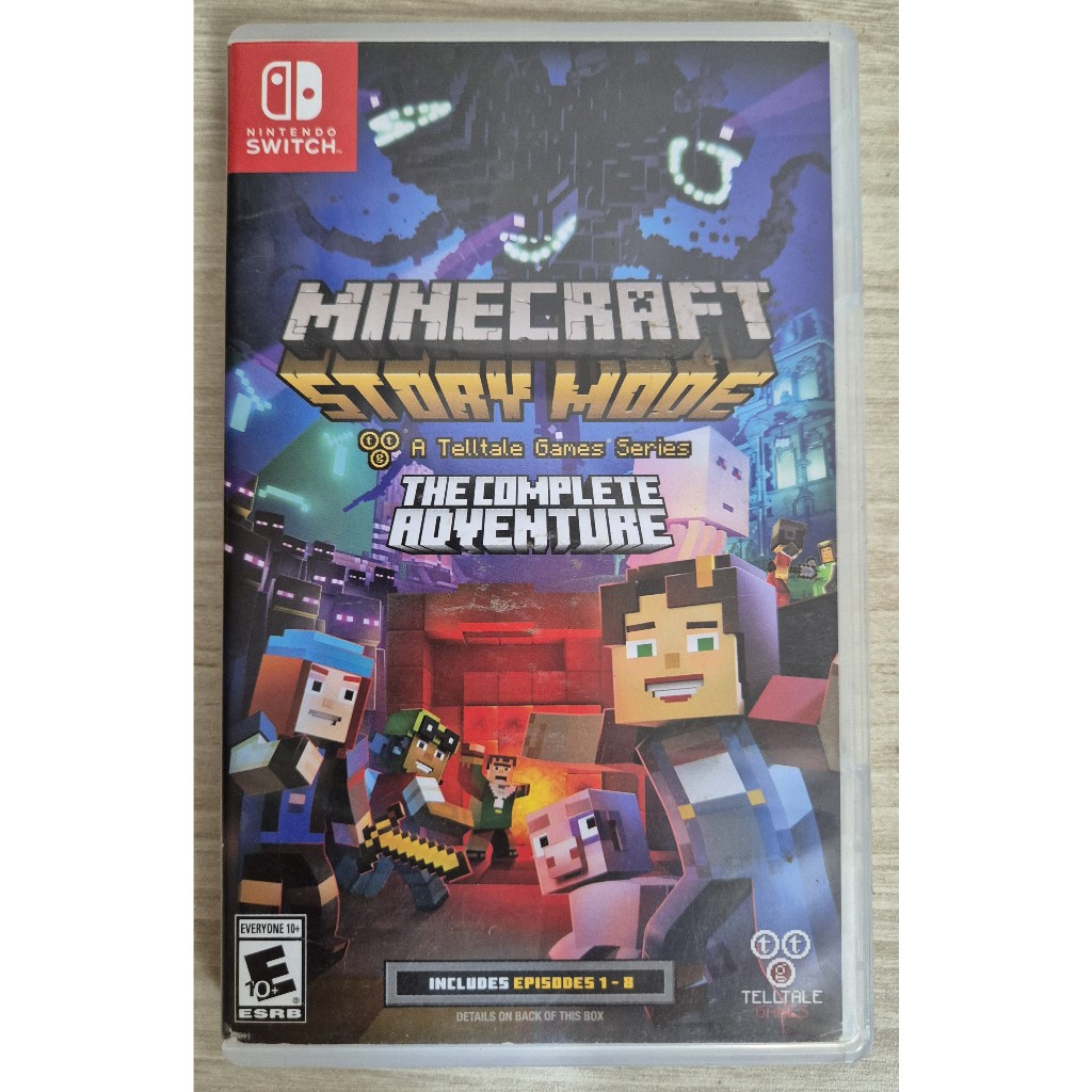 Nintendo Switch Minecraft Story Mode The Complete Adventure | Shopee ...
