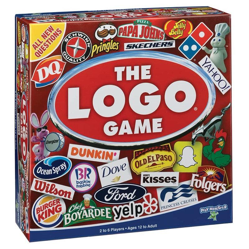 The Logo Game For Children Fun Party Game Logo Knowledge Party Games ...