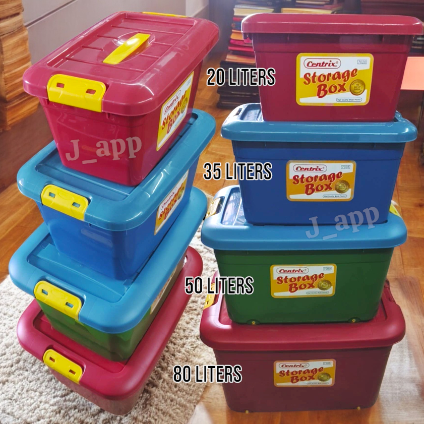 CENTRIX storage box smooth edges box with lid handle and cover with ...