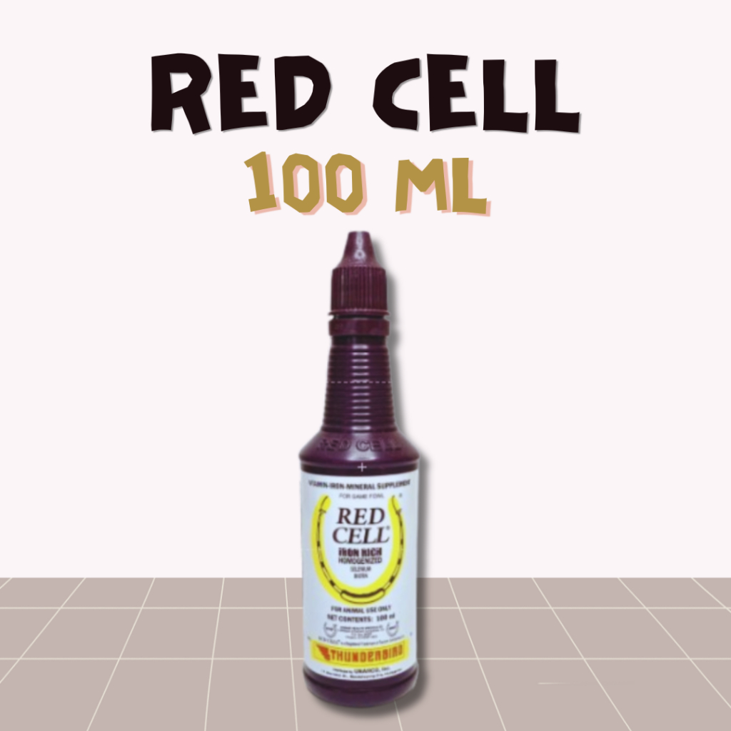 [FCR AGRIVET] Red Cell Iron Rich Vitamins Thunderbird (100 ml) for ...