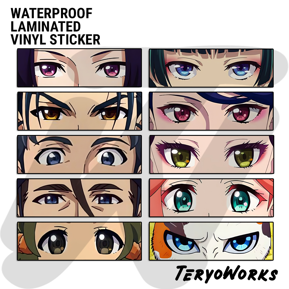 The Apothecary Diaries Eye Slap Sticker – Anime Vinyl Decal for Laptop ...