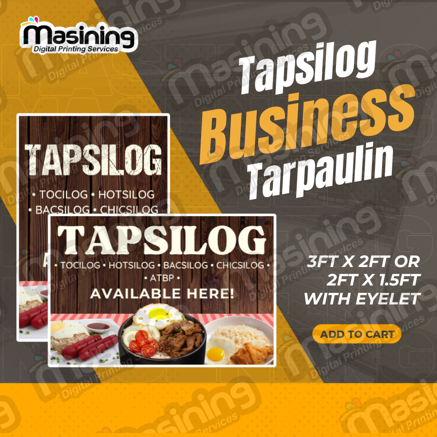 Tapsilog Business Banner Tarpaulin | Shopee Philippines