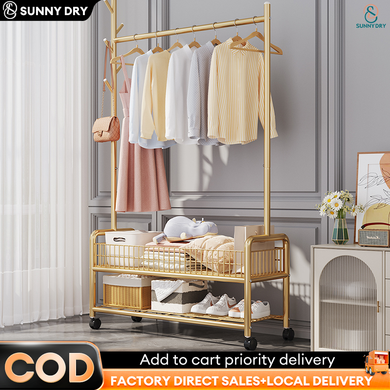 Clothes Rack Metal Clothes Hanger Stainless Sampayan Drying Rack ...