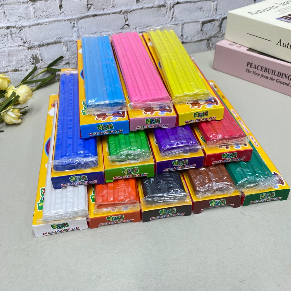 12pcs CL-013 JOY clay modeling clay | Shopee Philippines