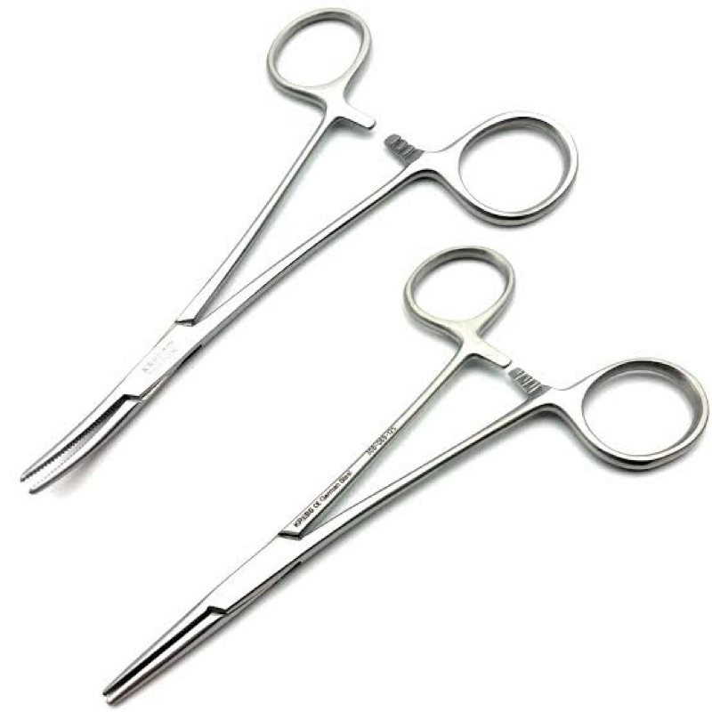 Surgical Mosquito Forcep Straight And Curved (Stainless) | Shopee ...