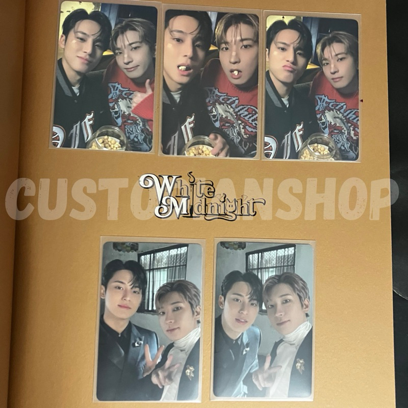 Mingyu x Wonwoo White Midnight Dicon Issue 26 Unit Photocards | Shopee Philippines