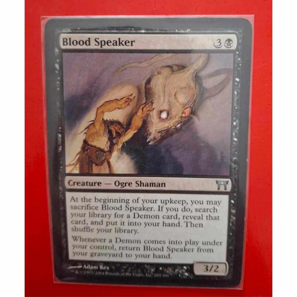 Bloodspeaker ( MTG / Uncommon / Creature / CHK ) | Shopee Philippines