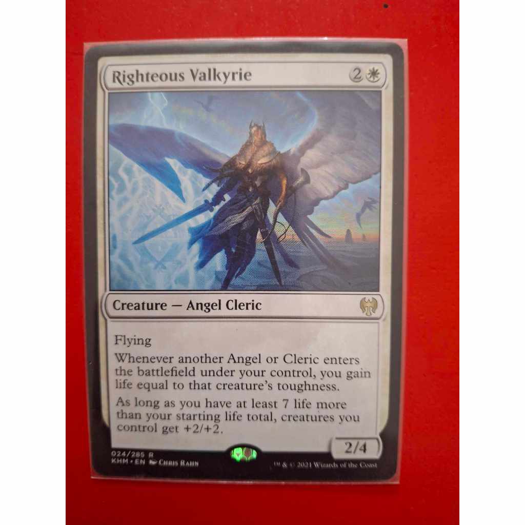Righteous Valkyrie ( MTG / Rare / Creature / KHM ) | Shopee Philippines