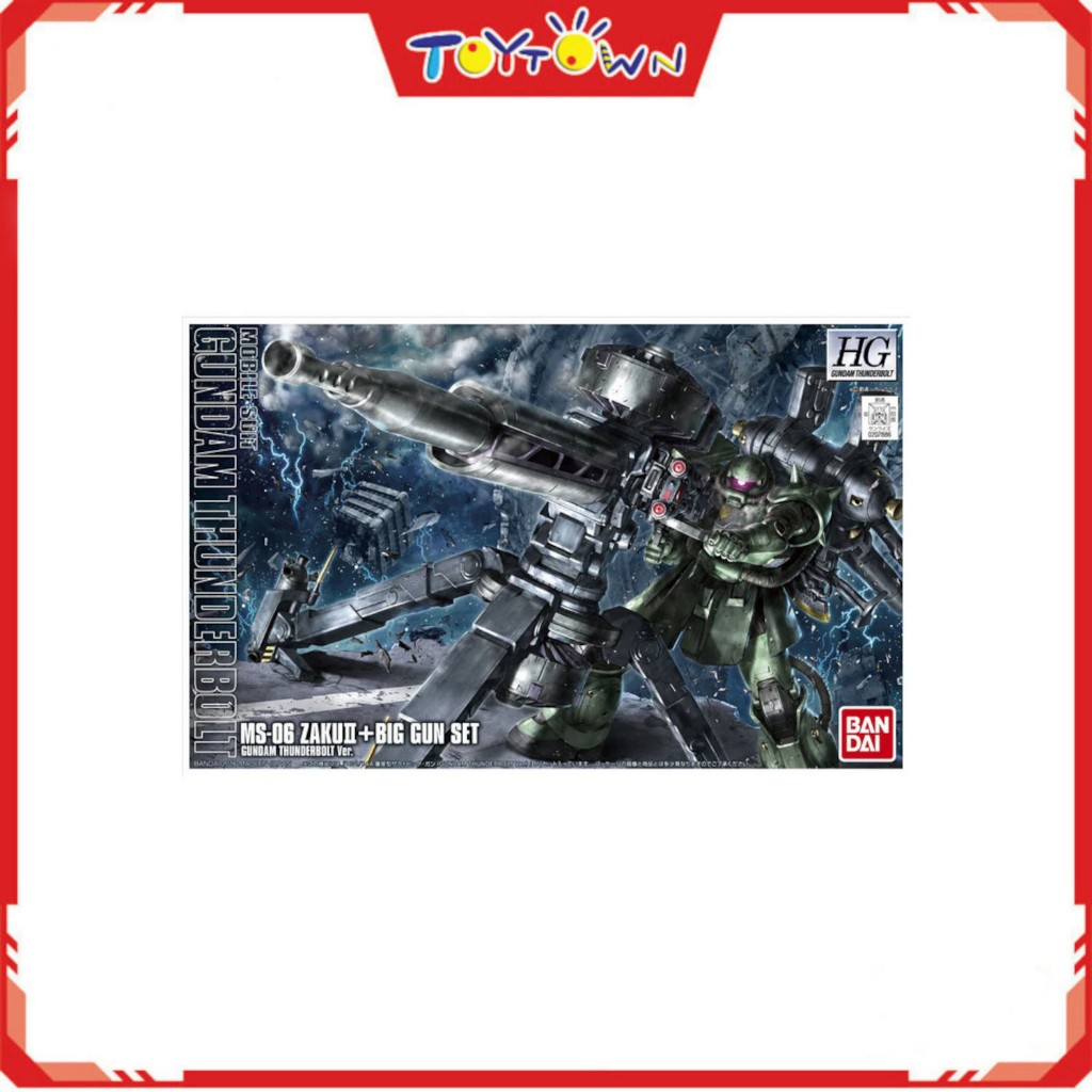Bandai HG 1/144 MS-06 Zaku II & Big Gun (Gundam Thunderbolt Ver.) | Shopee Philippines