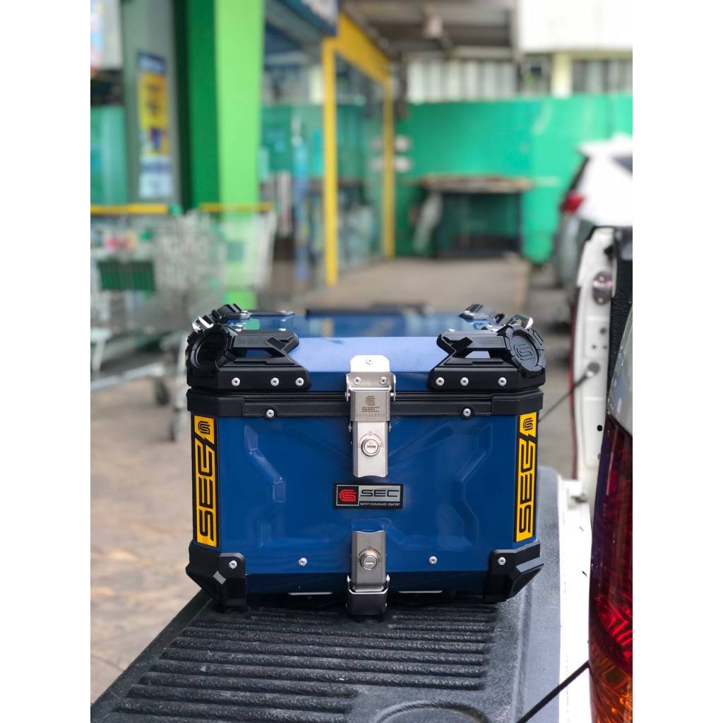 45L ALLOY TOP BOX (BLUE/BLUE) | Shopee Philippines