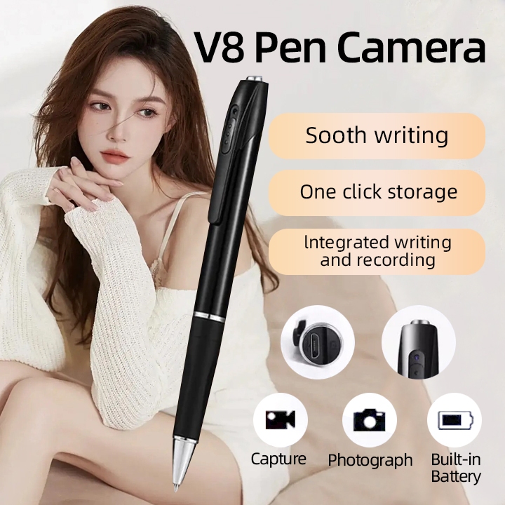 cctv camera mini camera HD 1080P pen hidden camera Protable V8 Pen spy ...