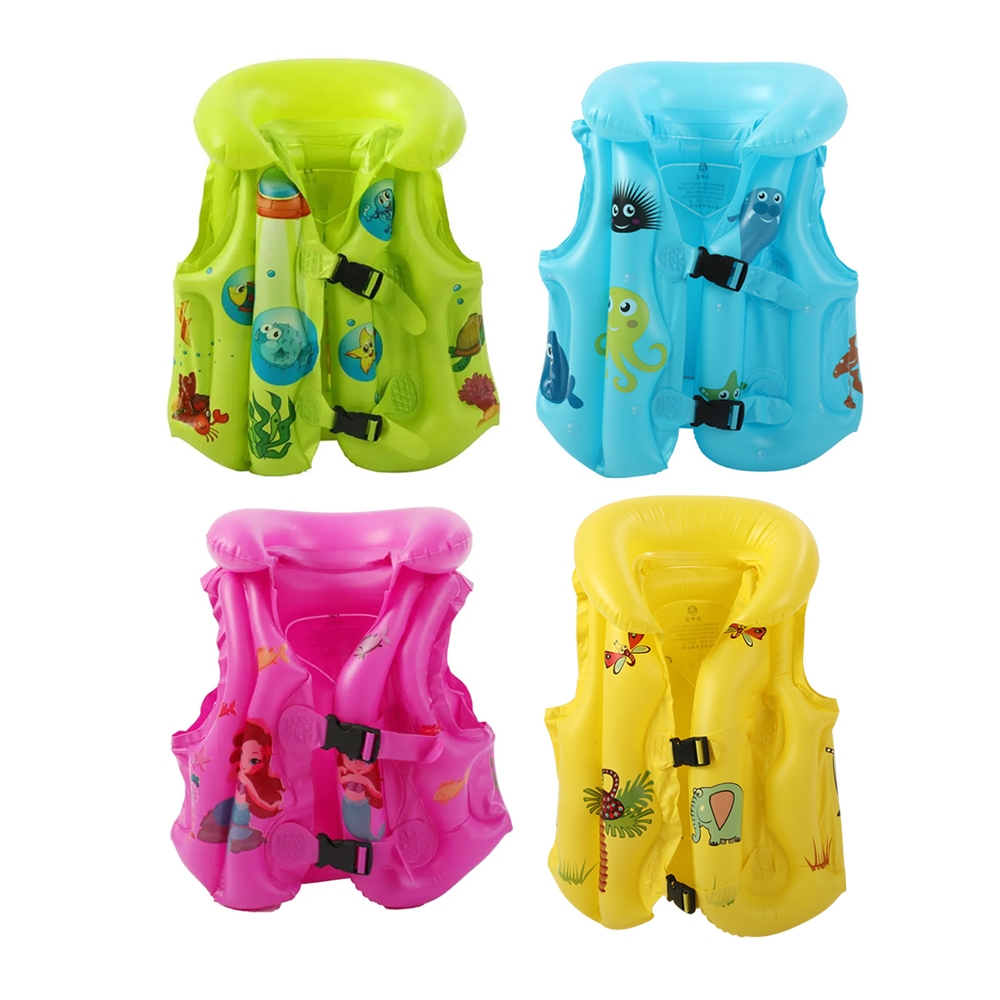 Summer Inflatable Life Vest Jacket with Attractive Printed Designs for ...