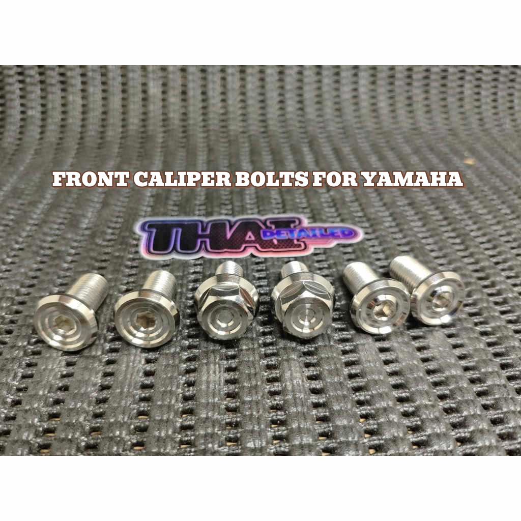 2 PCS FRONT CALIPER BOLTS FOR YAMAHA MIO, AEROX, NMAX, FAZZIO, GRAVIS ...