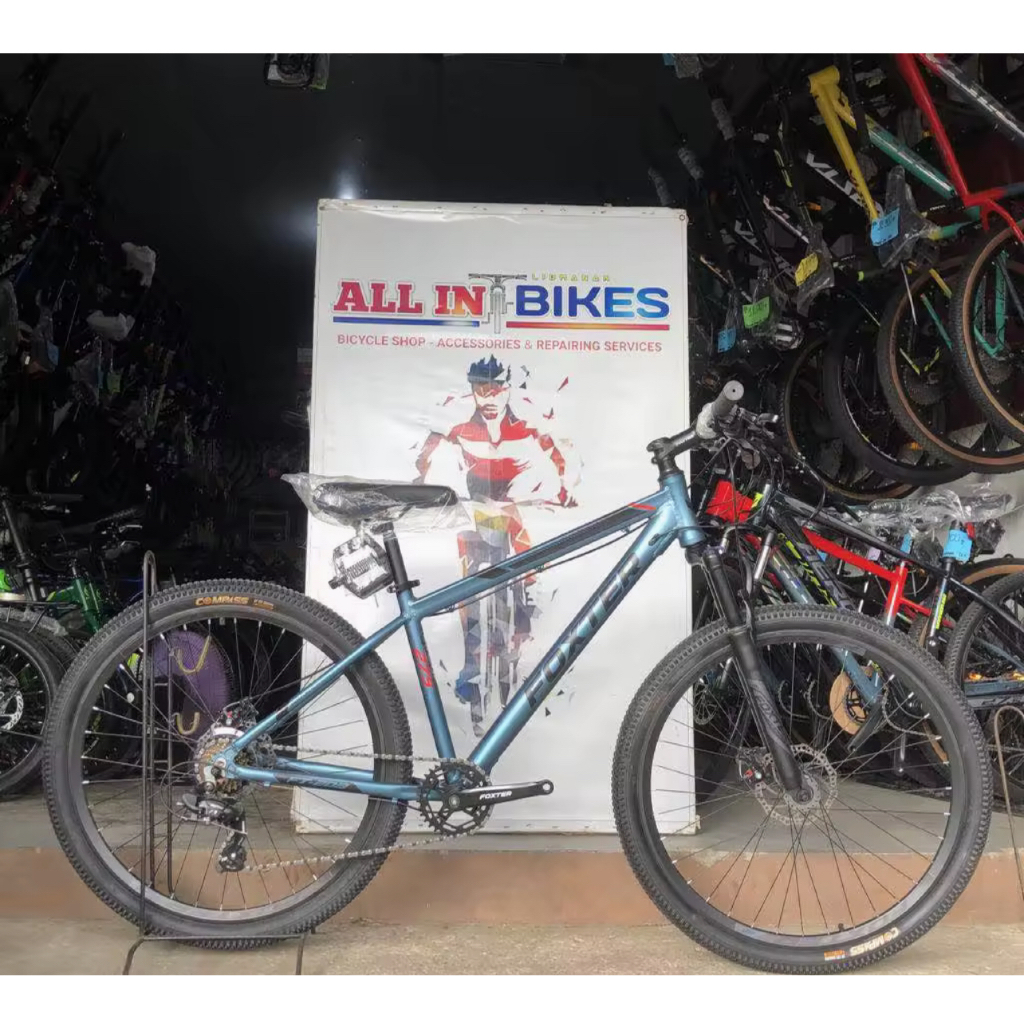 Foxter Ft203 27.5 Mountain Bikes 1x8Speed Shimano With Freebies ...