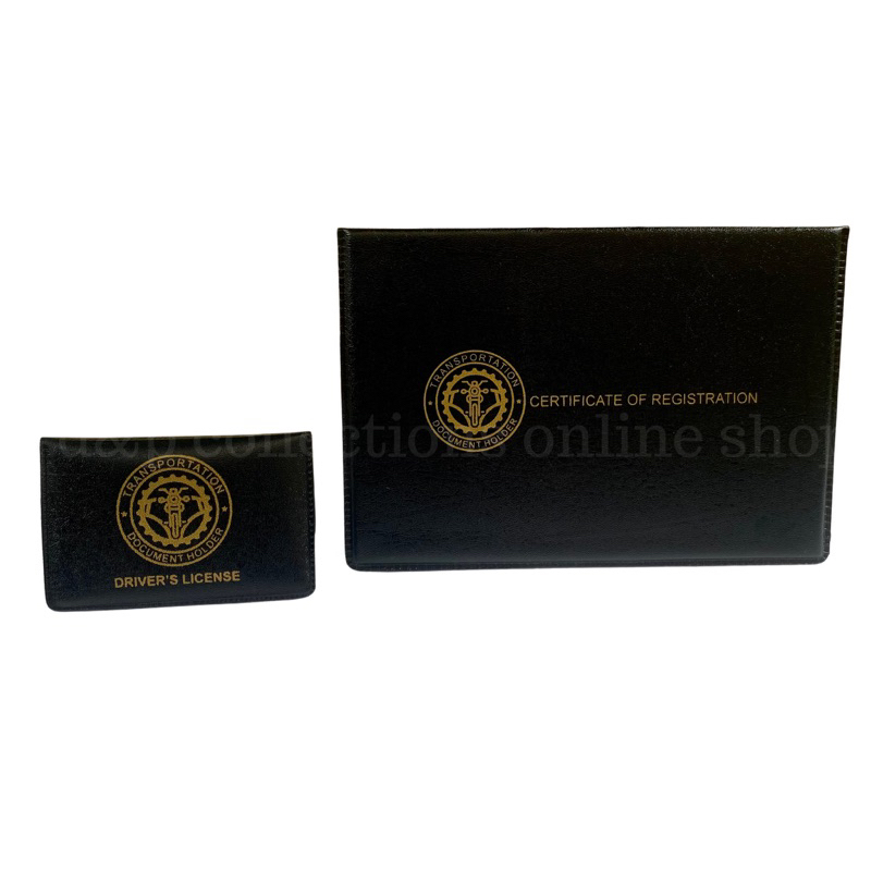 Durable Plastic Leather Card Holder for Driver's License and OR CR ...