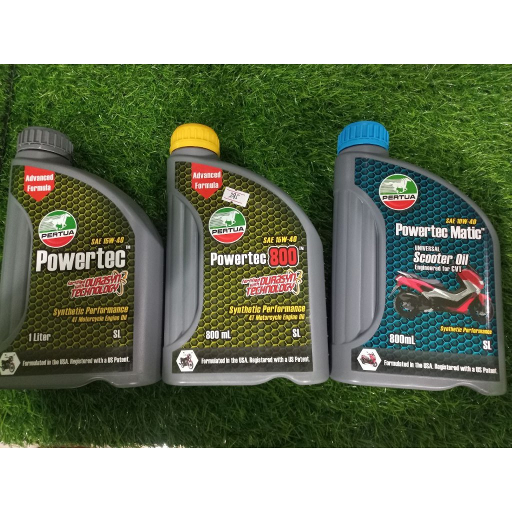 PERTUA ENGINE OIL POWERTEC / POWERMATIC 800ml & 1L | Shopee Philippines